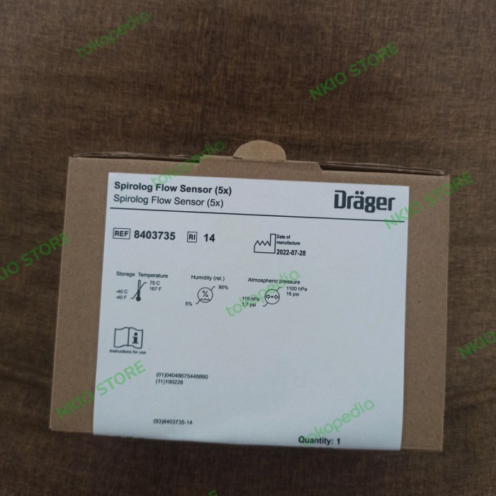 Jual Promo Flow Sensor Drager Spirolog | Shopee Indonesia