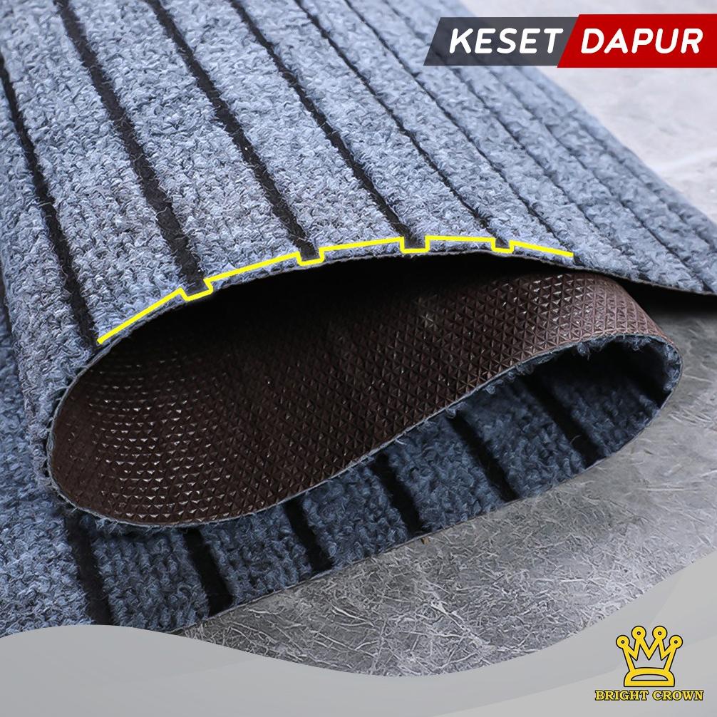 Jual KES Bright Crown 2in1 Keset Dapur Premium Motif Garis Bahan Karet ...