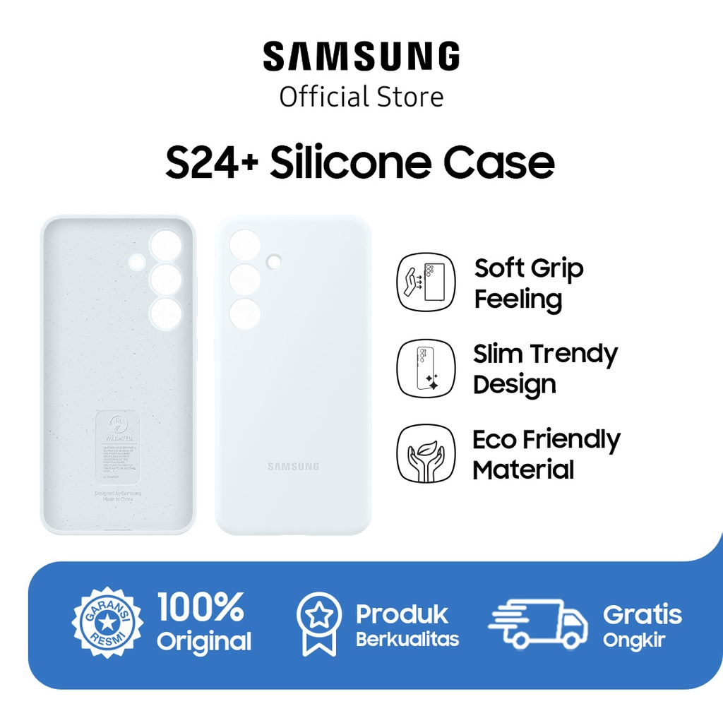 Jual Samsung Galaxy S24+ Silicone Case - White | Shopee Indonesia