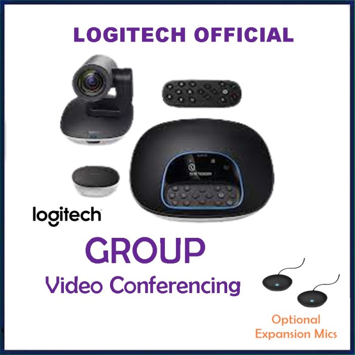Jual Logitech Group Video Conference Cam Webcam Camera | Shopee Indonesia