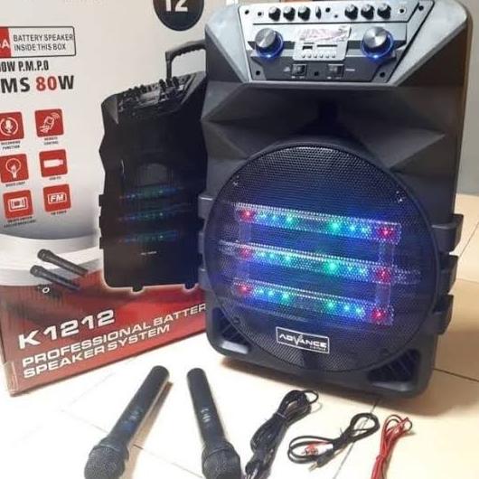 Jual Speaker Portable Advance K1212 Speaker Bluetooth Climasi | Shopee Indonesia