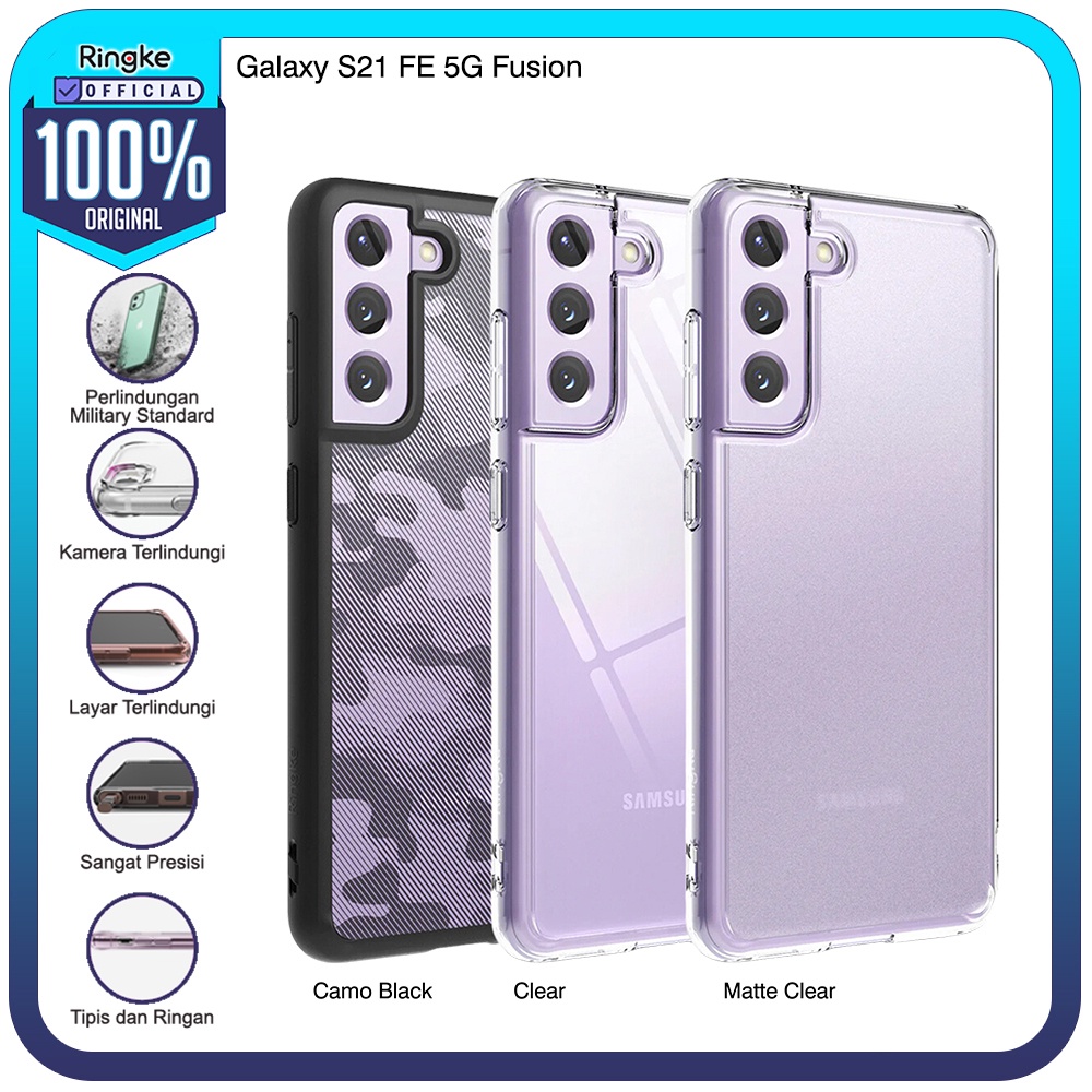 Jual Casing Ringke Galaxy S21 FE Fusion Softcase Anti Crack Military Drop | Shopee Indonesia