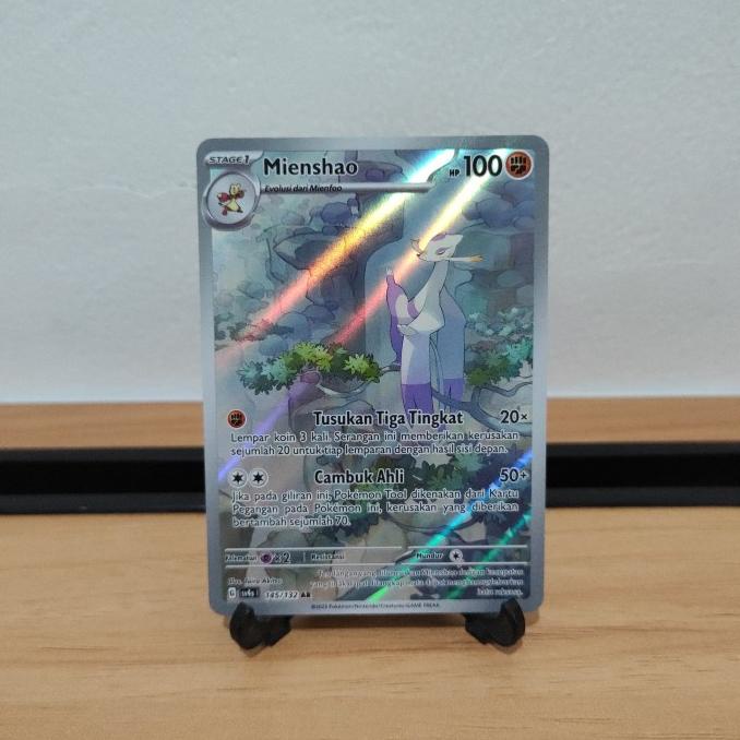Jual Pokemon TCG Indonesia Mienshao SV4s 145/132 AR | Shopee Indonesia