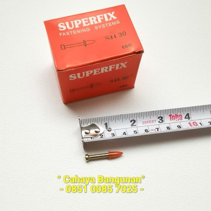 Jual PAKU RAMSET SUPERFIX SH 30 Super Fix Beton Gypsum Gipsum Isi 100 Pcs | Shopee Indonesia