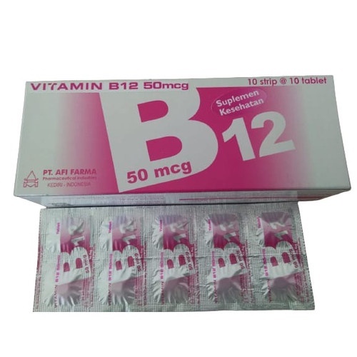 Jual VITAMIN B12 50 MG | Shopee Indonesia
