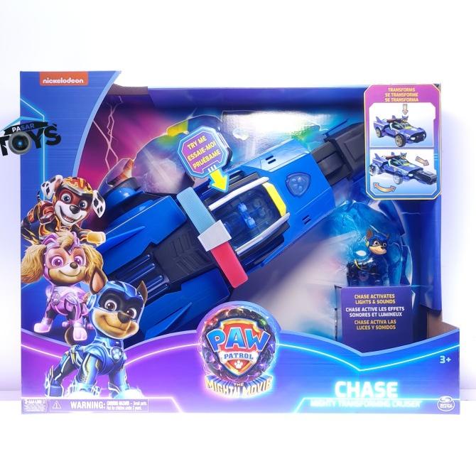 Jual Paw Patrol The Mighty Movie Chase Mighty Transforming Cruiser ...