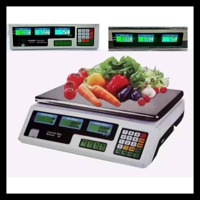 Jual TIMBANGAN DIGITAL COMPUTING SCALE 30 KG DOUBLE DISPLAY | Shopee ...