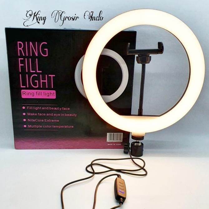 Jual Lampu Selfie / Ring Fill Light Cxb -260 ( 26 Cm / 10 Inch ) | Shopee Indonesia