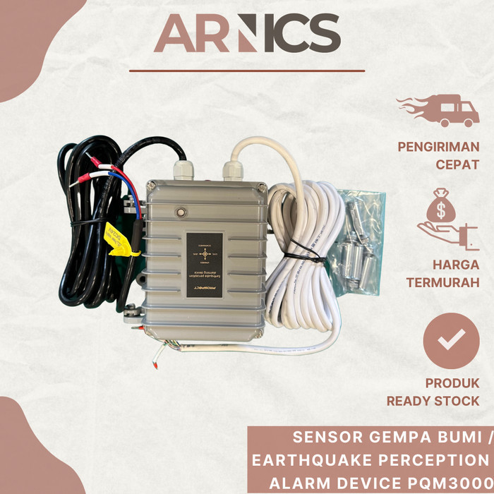Jual Original Sensor Gempa Bumi Lift Pqm3000 / Earthquake Alarm Device ...