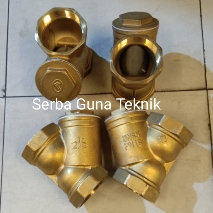 Jual Termurah Y Strainer 25 Inch Dn65 Pn16 Kuningan Brass Drat 21/2 Inchi Terbaru | Shopee Indonesia