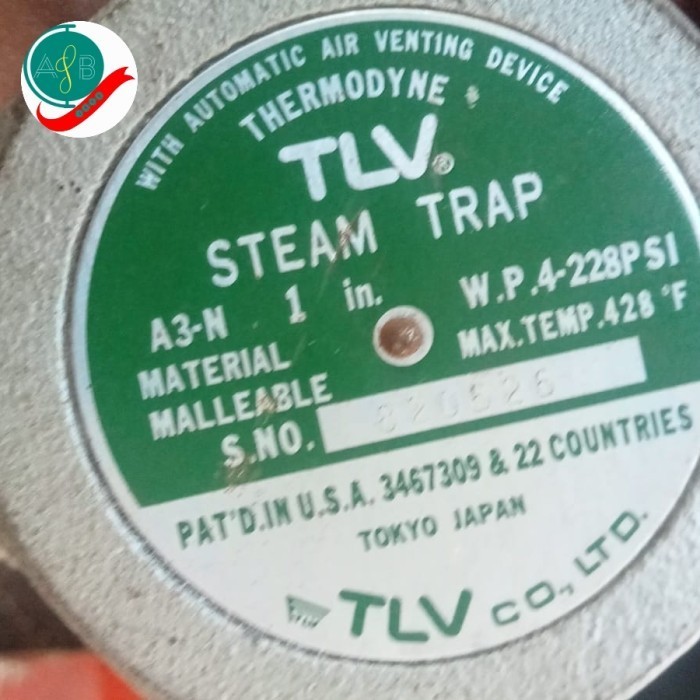 Jual Baru Tlv Steam Trap Valve A3-N 1 In. Terbaru | Shopee Indonesia