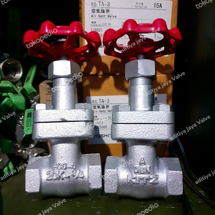 Jual Baru Gate Valve Kitz Fsd-S Drat 20K-3/4 Size 3/4 Inch New ...