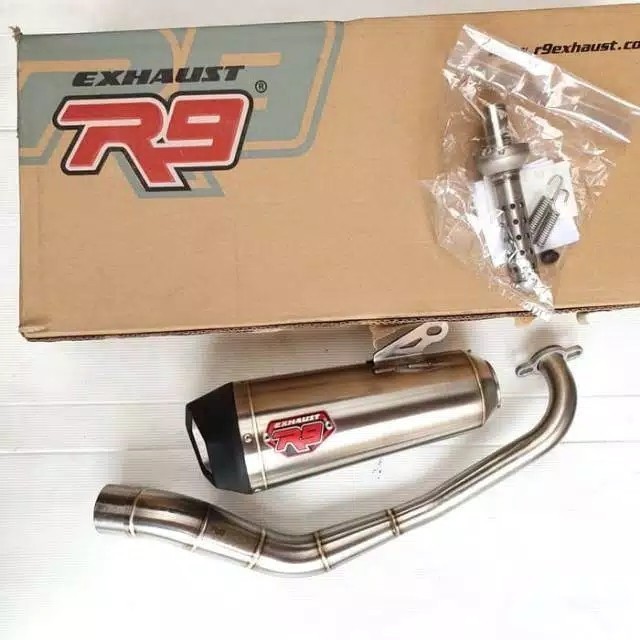Jual [Original] Knalpot R9 Original New Aerox 2021 Connected 155 Vva ...