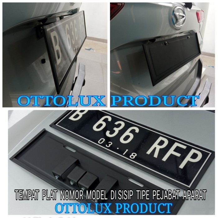 Jual Cover Tatakan Plat Nomor. di sisip isi Model Mobil Dinas | Shopee ...