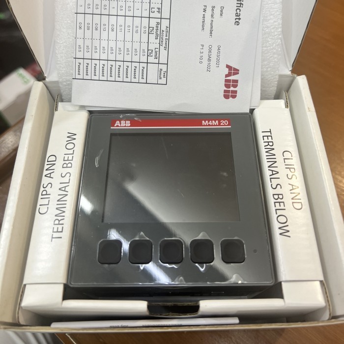 Jual [New Ori] Abb M4M 20 Series Power Energy Meter Digital Panel -M4M ...