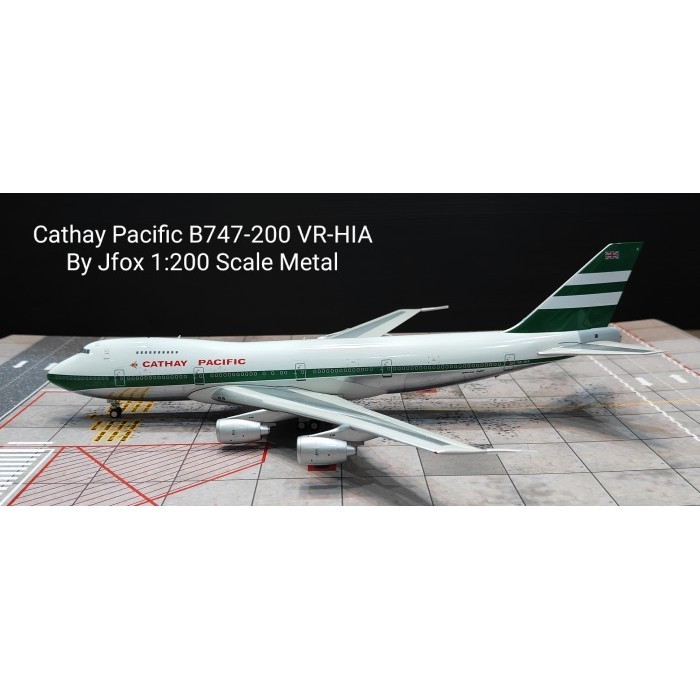 Jual [Original] Cathay Pacific B747-200 Vr-Hia By Jfox 1:200 Scale ...