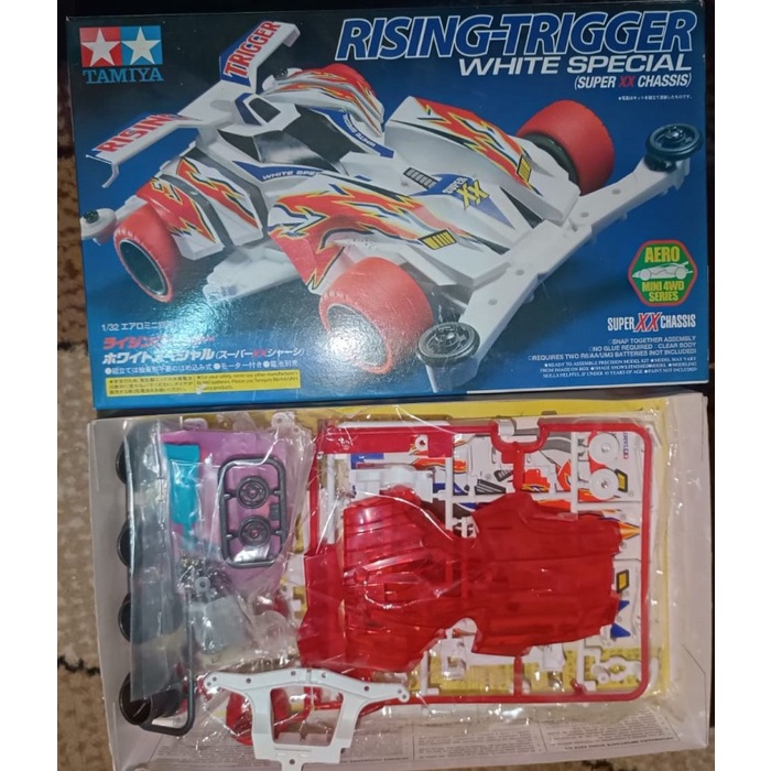 Jual [Original] Tamiya Mini 4Wd 19619 - Rising Trigger White Special ...