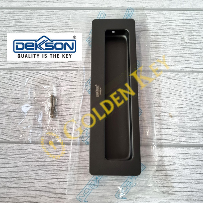 Jual Pull Plate Dekkson Dekson PP 015 SQ 150MM Hitam Black Handle Tanam ...