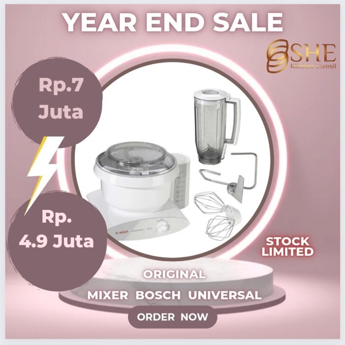 Jual Mixer Bosch MUM N611 dealer resmi sico mixer roti mixer kue lapis ...