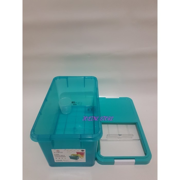 Jual Claris Container Beras Evita Vol 11 Liter - Tempat Penyimpanan ...