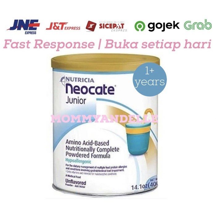 Jual [COD] Nutricia Neocate Junior 400Gram 1-12 Tahun Susu Alergi Anak ...