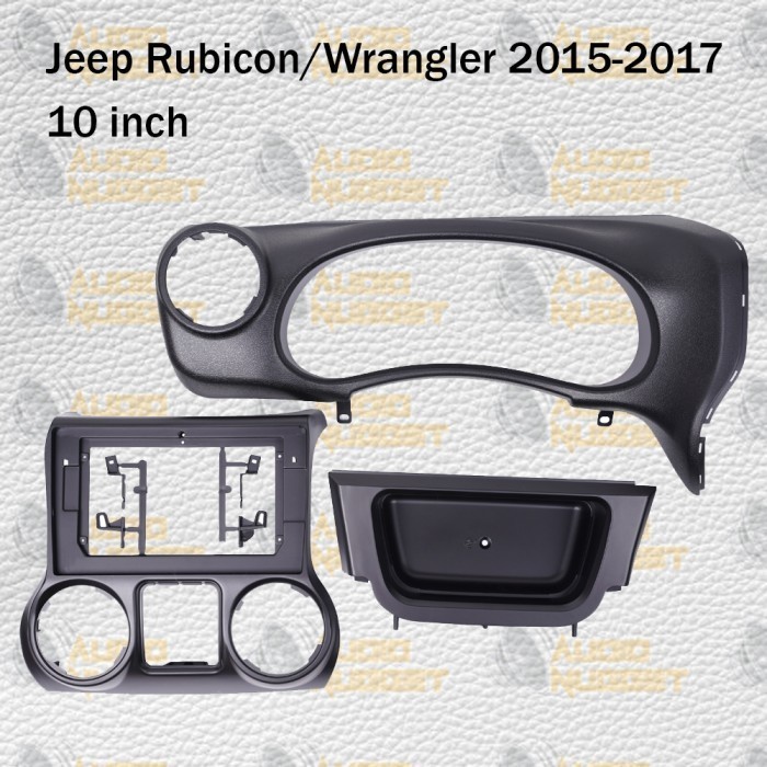 Jual Ori Frame Head Unit Android Jeep Rubicon Wrangler 2015 - 2017 10 ...
