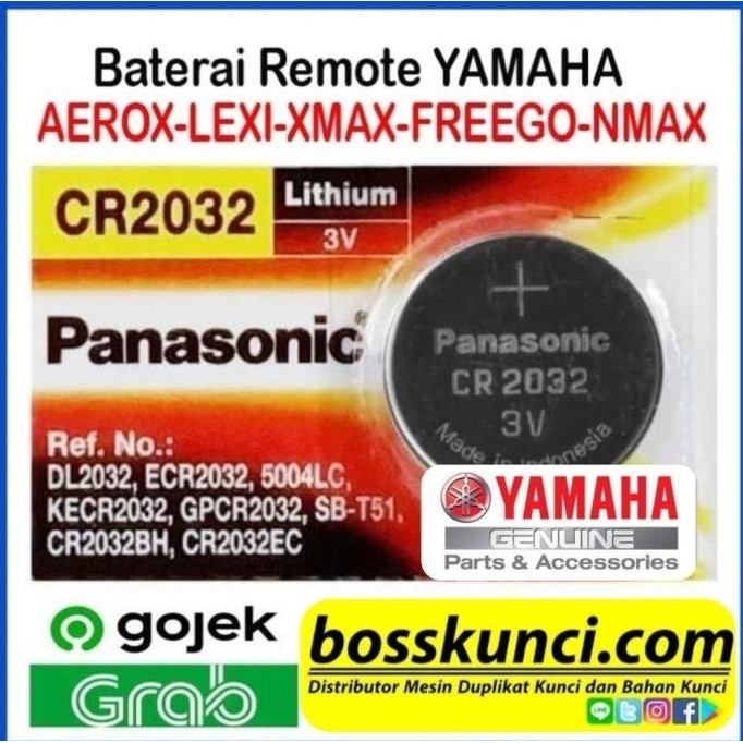 Jual Baterai Remote Kunci Keyless Yamaha Aerox Lexi Xmax Nmax Freego ...