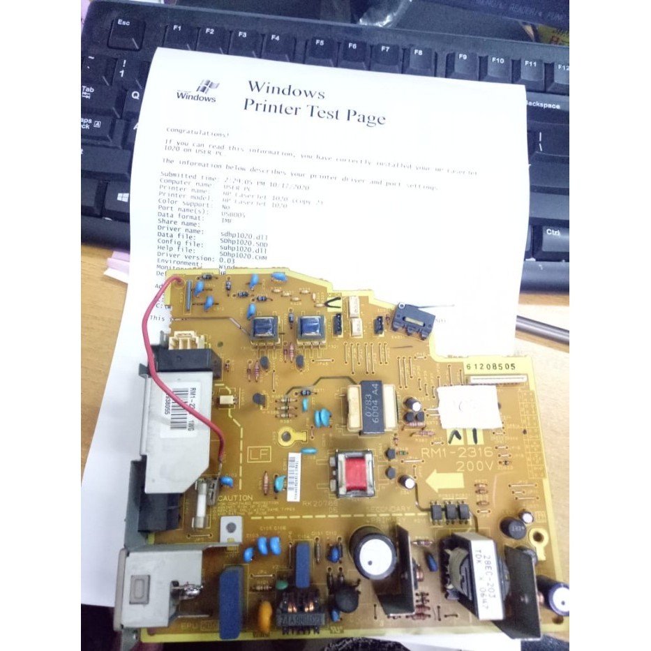 Jual Dc Controller Hp Laserjet 1020 Engine Controller Board Power Rm1 ...