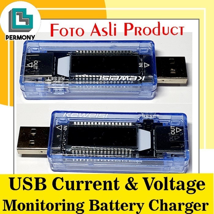 Jual Keweisi Usb Charger Tester Power Voltage Ampere Detector Charging ...