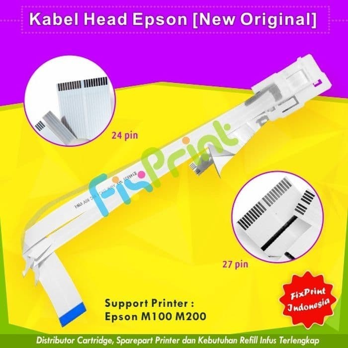 Jual Kabel Head & Sensor Epson M100 M105 Flexible Cable Printer M200 ...