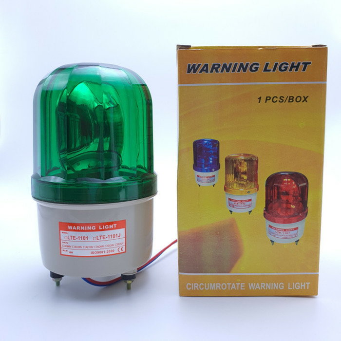 Jual Lampu Rotary + Buzzer Warning Light LTE-1101J 220V 10Watt Bagus ...