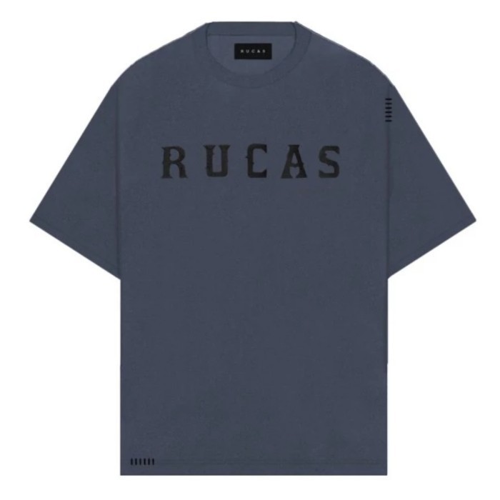Jual Original Rucas The Initial Hand Stitch Vintage Blue Tee Premium ...