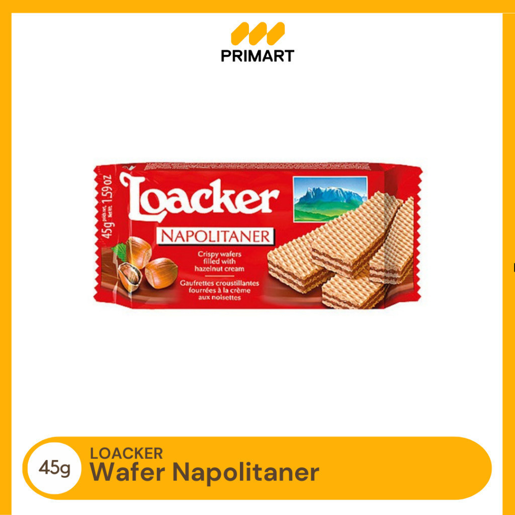 Jual Loacker Wafer Napolitaner 45g | Shopee Indonesia