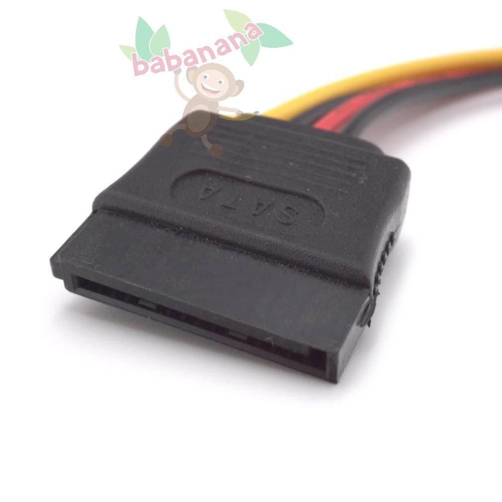 Jual Promo Tahun Baru Kabel Power Dvr Cctv Sata Adapter To 4 Pin Fdd ...