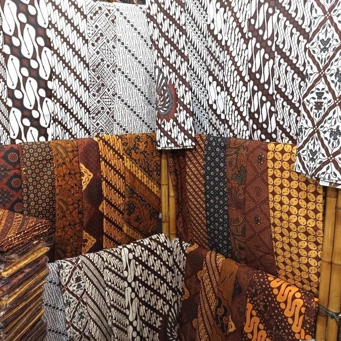 Jual kain batik jarik sogan khas jogja solo jawa modern NS | Shopee ...
