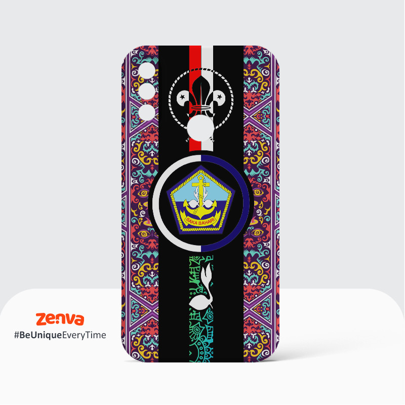 Jual Custom Phone Case Casing HP Pramuka Saka Bahari 3 - Softcase Saka ...