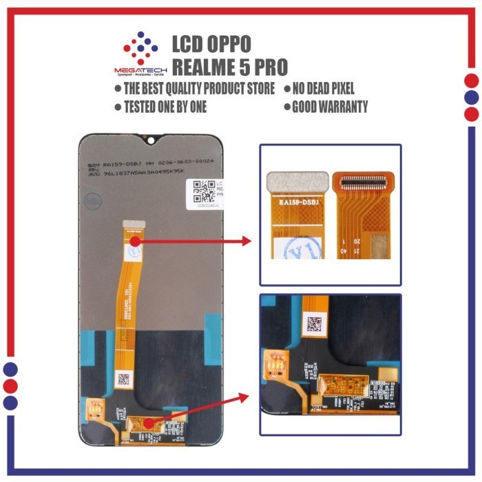 Jual Lcd Oppo Realme 5 Pro Fullset Touchscreen - Parts Kompatible ...
