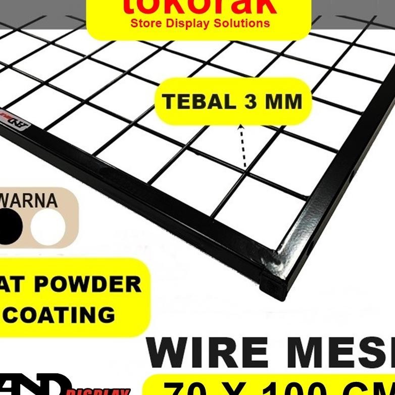 Jual WIRE GRID MESH 70 X 100 CM - KAWAT JARING KOTAK - RAM DINDING ...