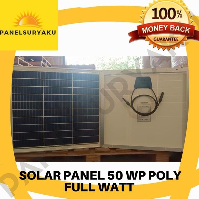 Jual Solar Panel Surya Solar Cell Module 50 Wp 50 Watt Poly Maysun ...