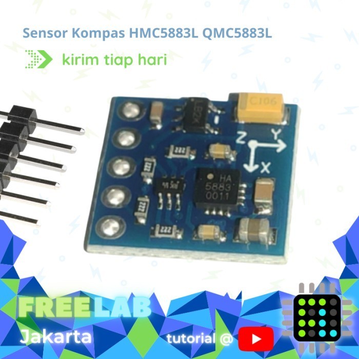 Jual Sensor Kompas Hmc5883l Magnetometer 3 Axis Shopee Indonesia 