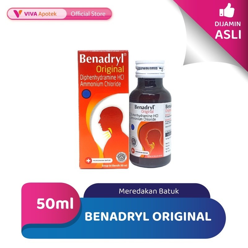 Jual Benadryl Original Syr 50Ml | Shopee Indonesia