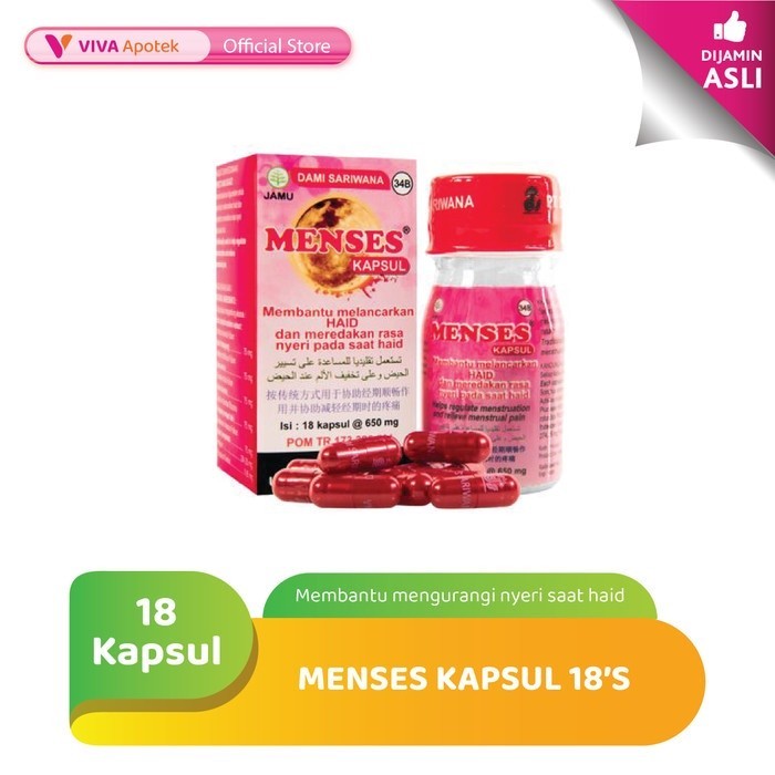 Jual Menses untuk Membantu Meredakan Nyeri Menstruasi (18 Kapsul ...