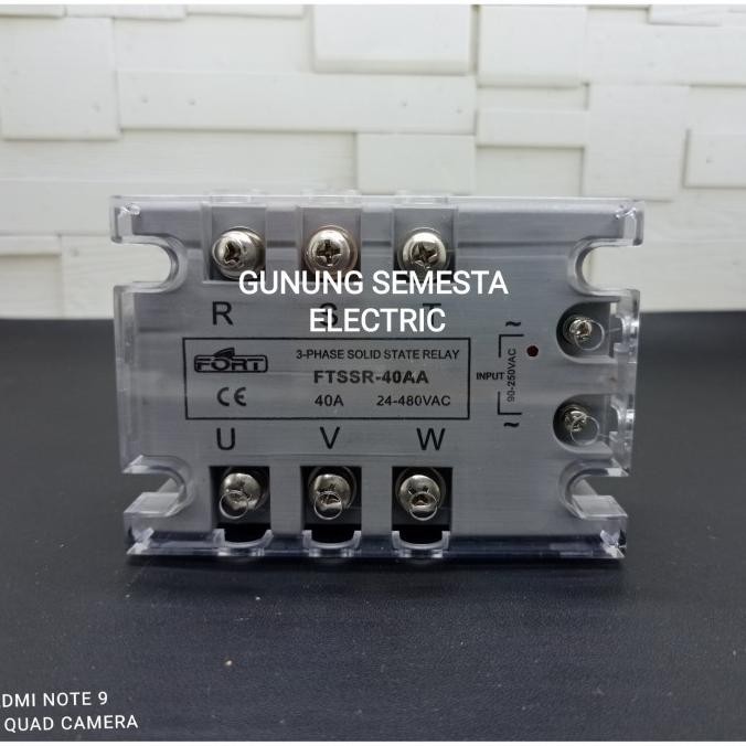 Jual HARGA DISC - FTSSR-40AA 3 PHASE SOLID STATE RELAY / SSR AC-AC MERK FORT | Shopee Indonesia