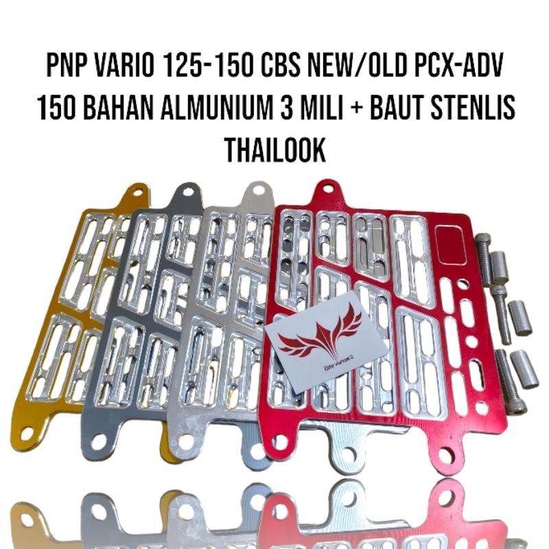 Jual Cover Radiator Variasi Cnc 3 Mili untuk Motor Vario 125-150 New ...