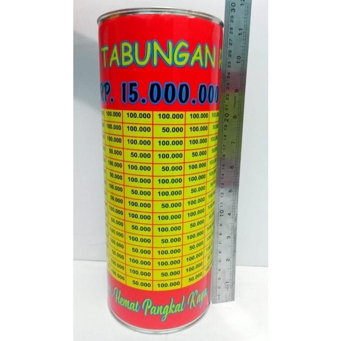 Jual Bisa Cod Celengan- Celengan Target 15Juta Tabungan Extra Jumbo Xl ...