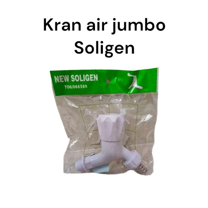 Jual kran air pvc soligen keran jumbo tembok taman soligen 1/2" kran ...