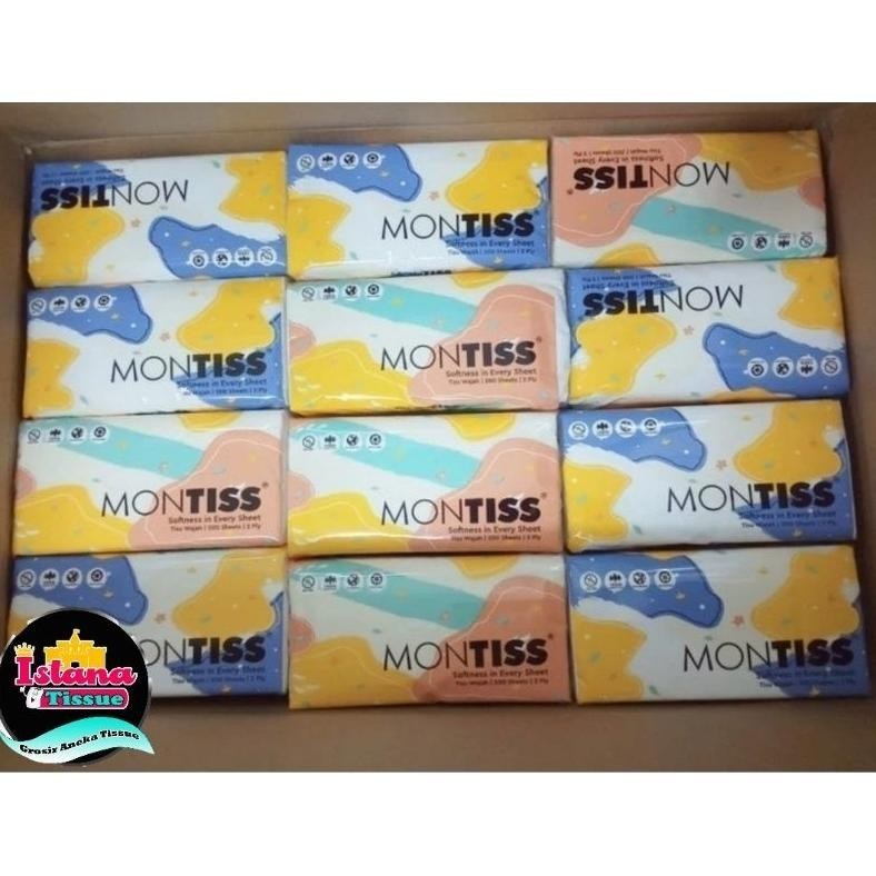 Jual MONTISS 200 sheet isi 60 pcs (1 KARTON) | Shopee Indonesia
