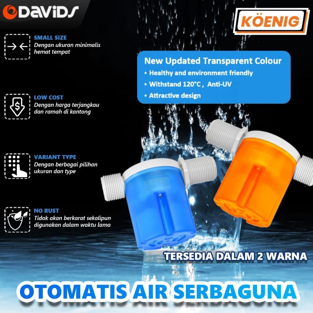 Jual KRAN OTOMATIS BAK MANDI 1/2 3/4 SENSOR KERAN TANDON AIR PELAMPUNG ...