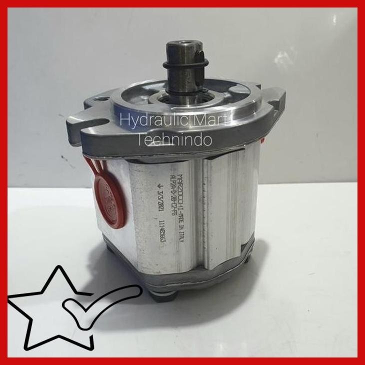 Jual [HMEB] POMPA HIDROLIK GEAR PUMP ALP2A D 20 C2 FG (14CC) AS 19MM SAE A MERK MARZOCCHI ITALY ...