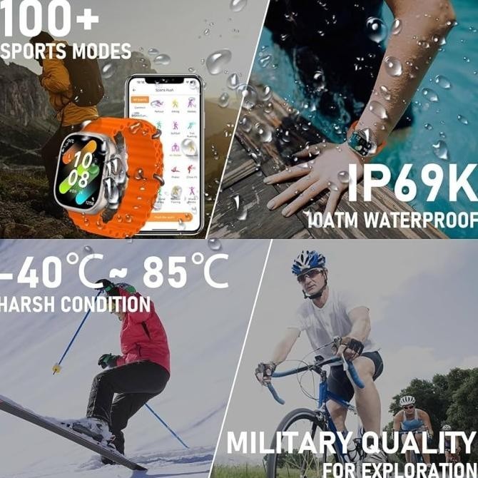 Jual SMARTWATCH S18 WATCH ULTRA SMARTWACH-SPORT WATCH-JAM TANGAN SPORT ...